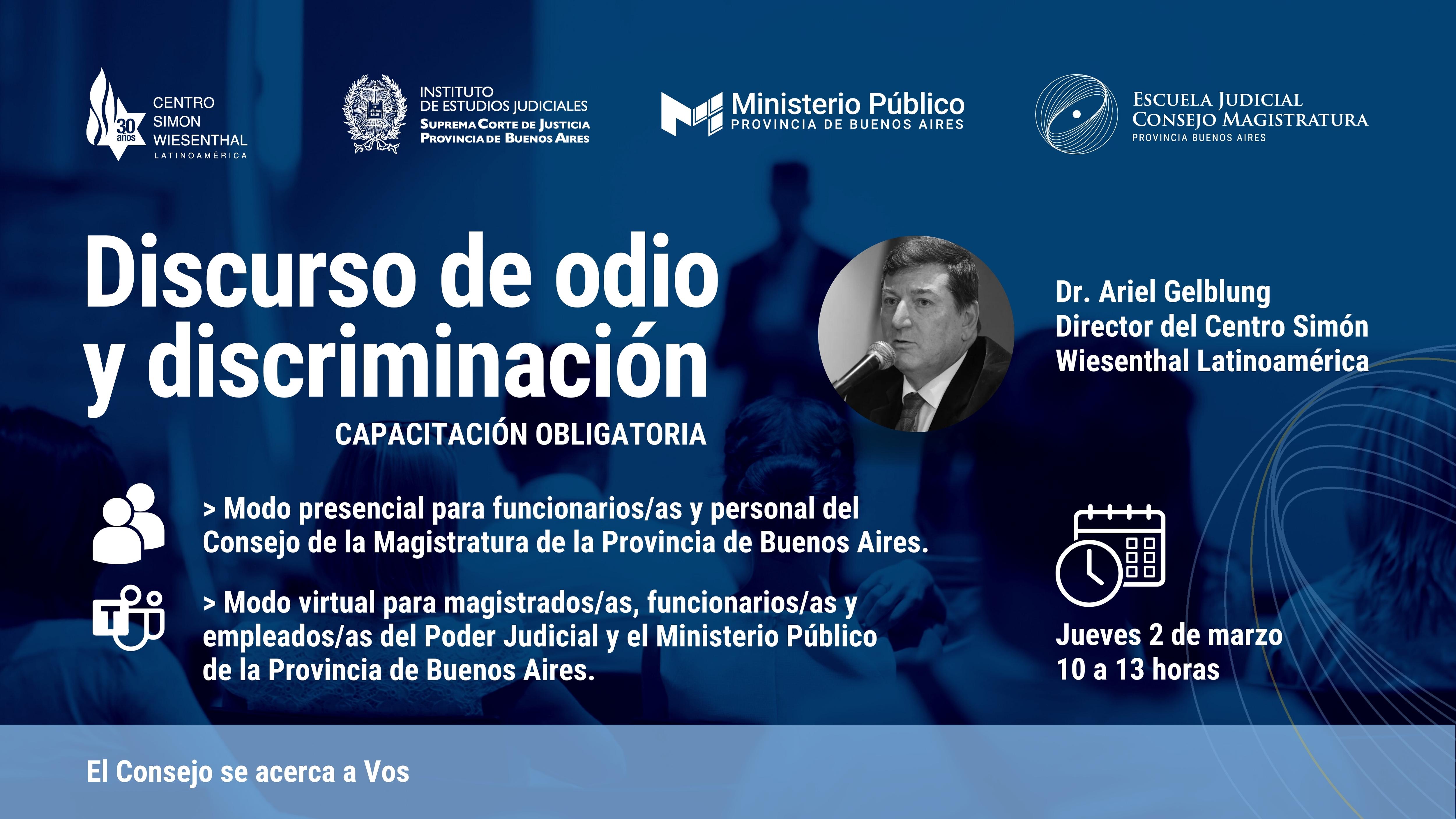 Capacitación Sobre Discurso De Odio Y Discriminación En El Consejo